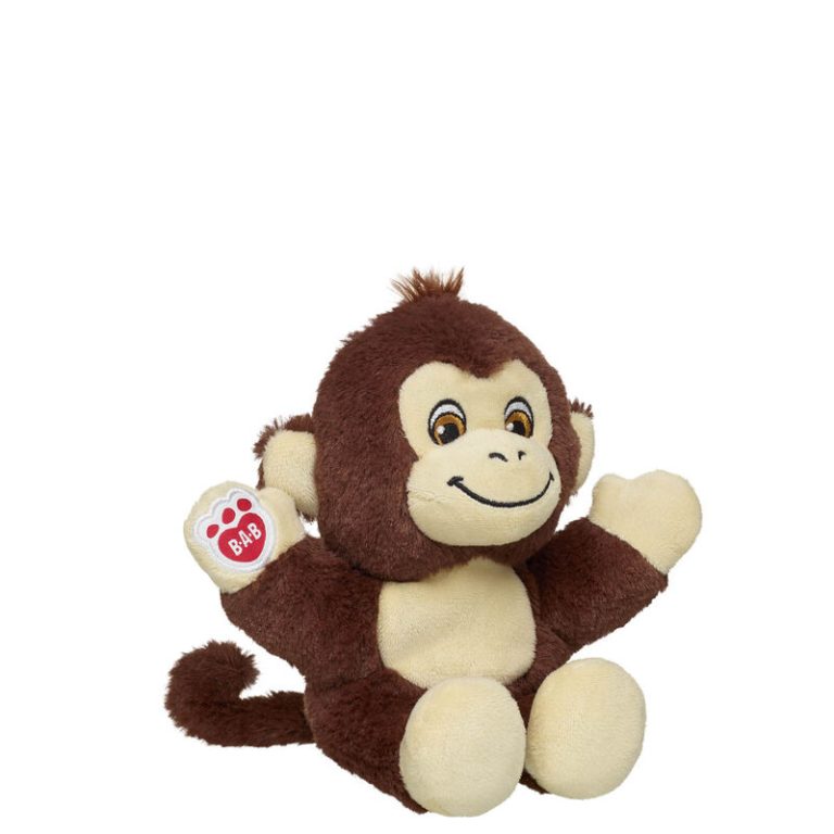 Smiley Monkey Stuffed Animal & Mini Beans Gift Set – Build A Bear